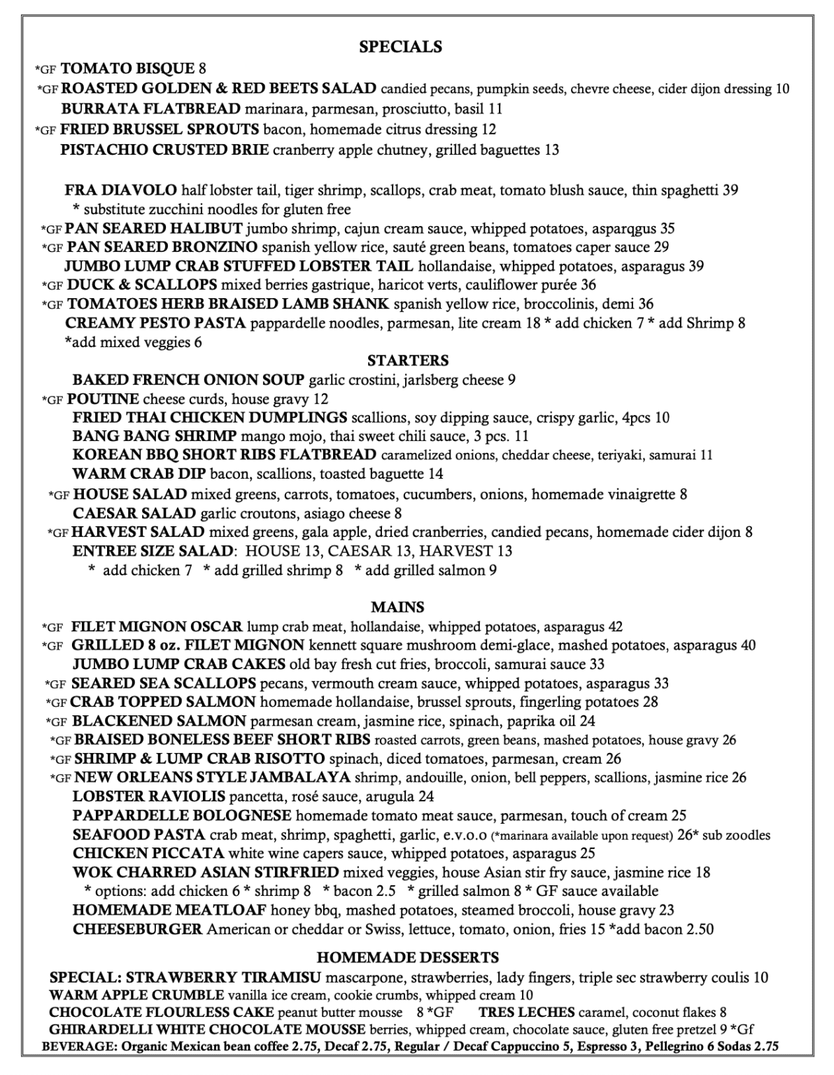 Chow Bistro - Seasonal BYOB